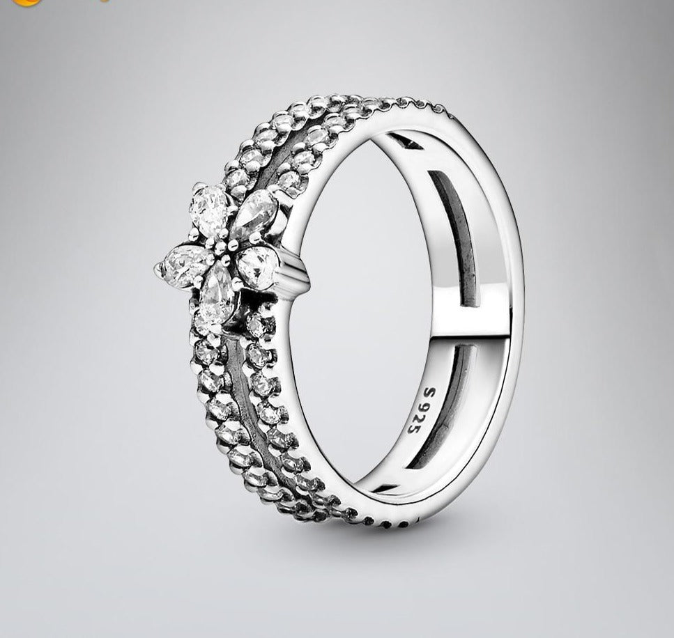 Pandora sparkling snowflake ring store